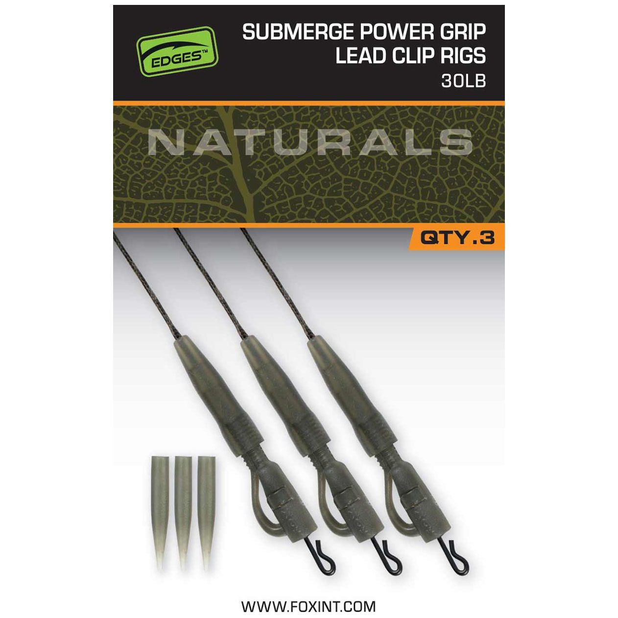 Fox Naturals Sub Power Grip Lead Clip predvez set 30/40lb – MatchFishing