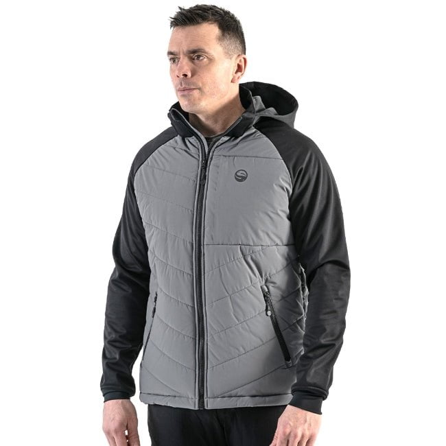 Guru Hybrid Jacket Charcoal – hibridna jakna za ribolov – MatchFishing
