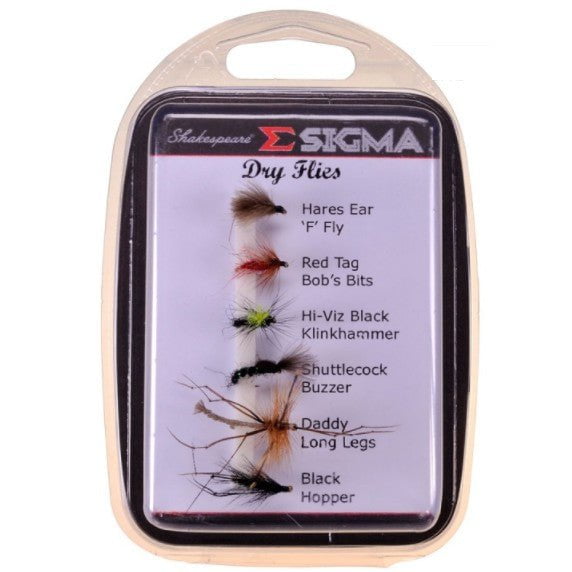 Shakespeare Sigma Stillwater Dries – set suhih muha, 6 kom – MatchFishing