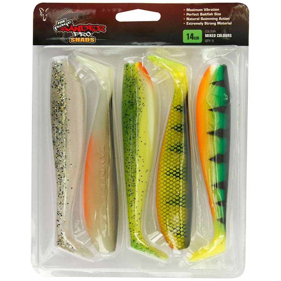 Fox Rage Zander Pro Shad 10 cm, 5 kom – mješane boje za smuđa ...