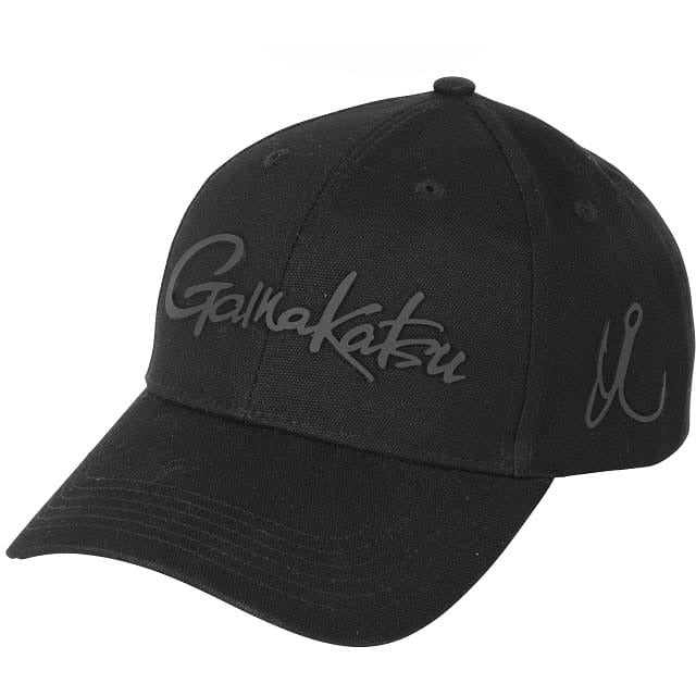 Gamakatsu sportska kapa s mat silikonskim logom – crna – MatchFishing