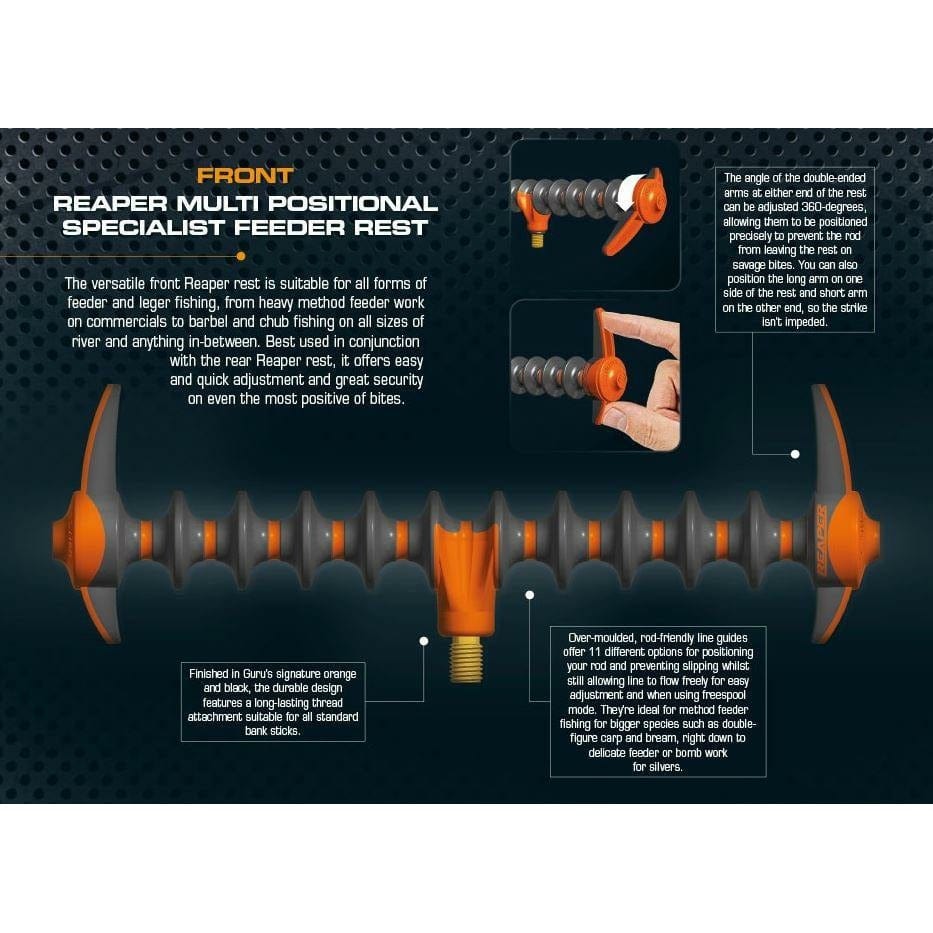 Guru Front Reaper Rest Feeder Rod Rest Front Support – MatchFishing